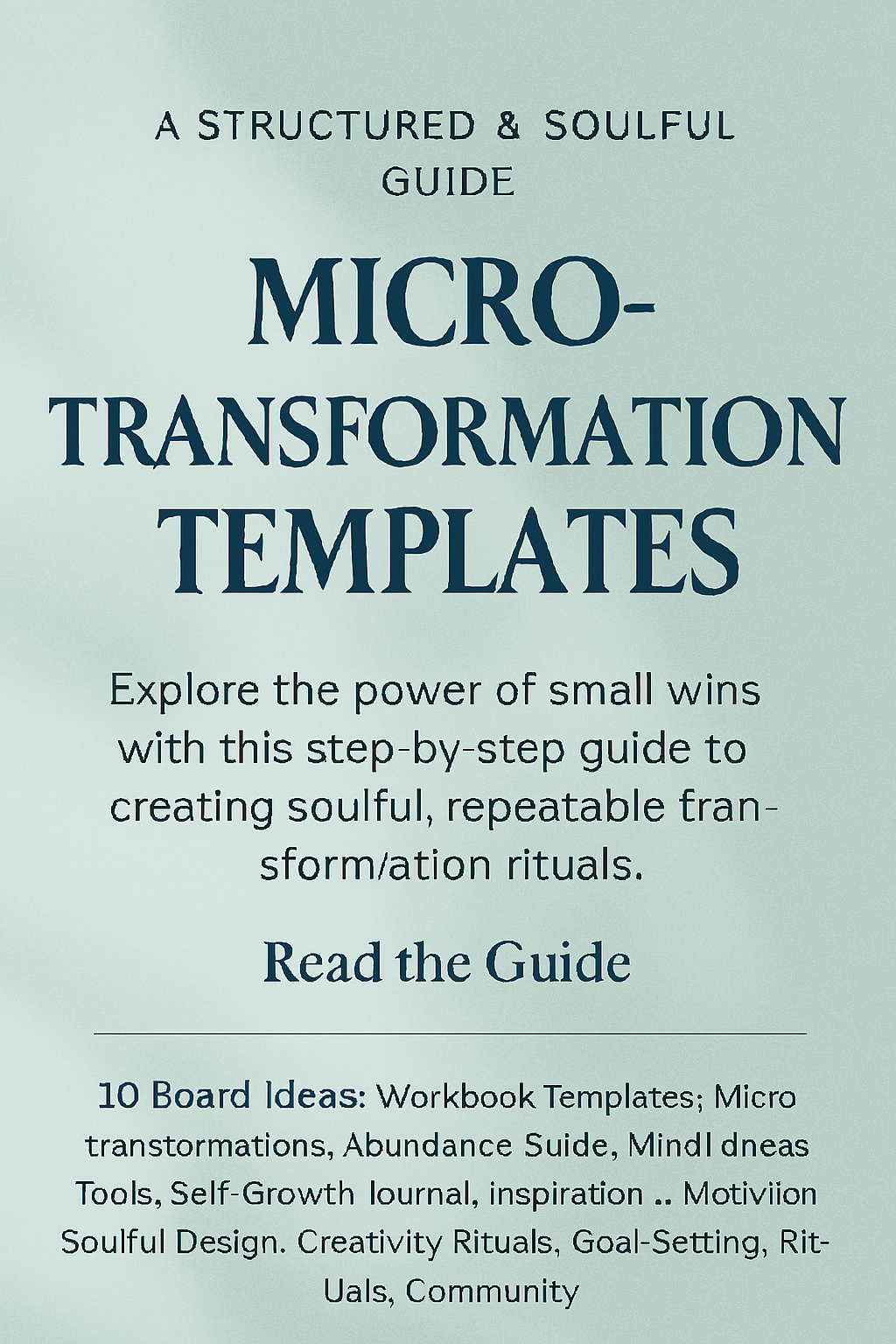 Micro‑Transformation Templates: 20 Chapters for Daily Rituals ...