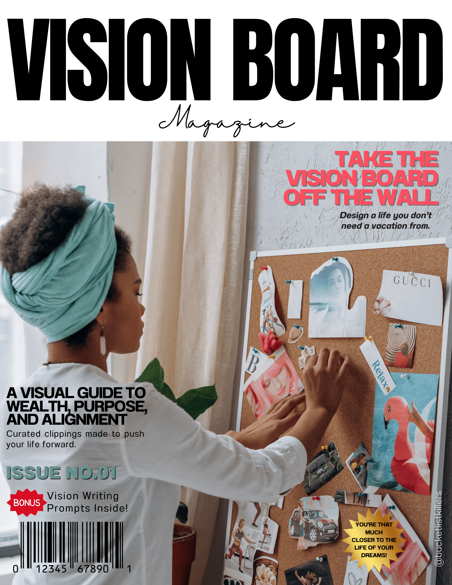 Vision Board Magazine *PREORDER* - Payhip