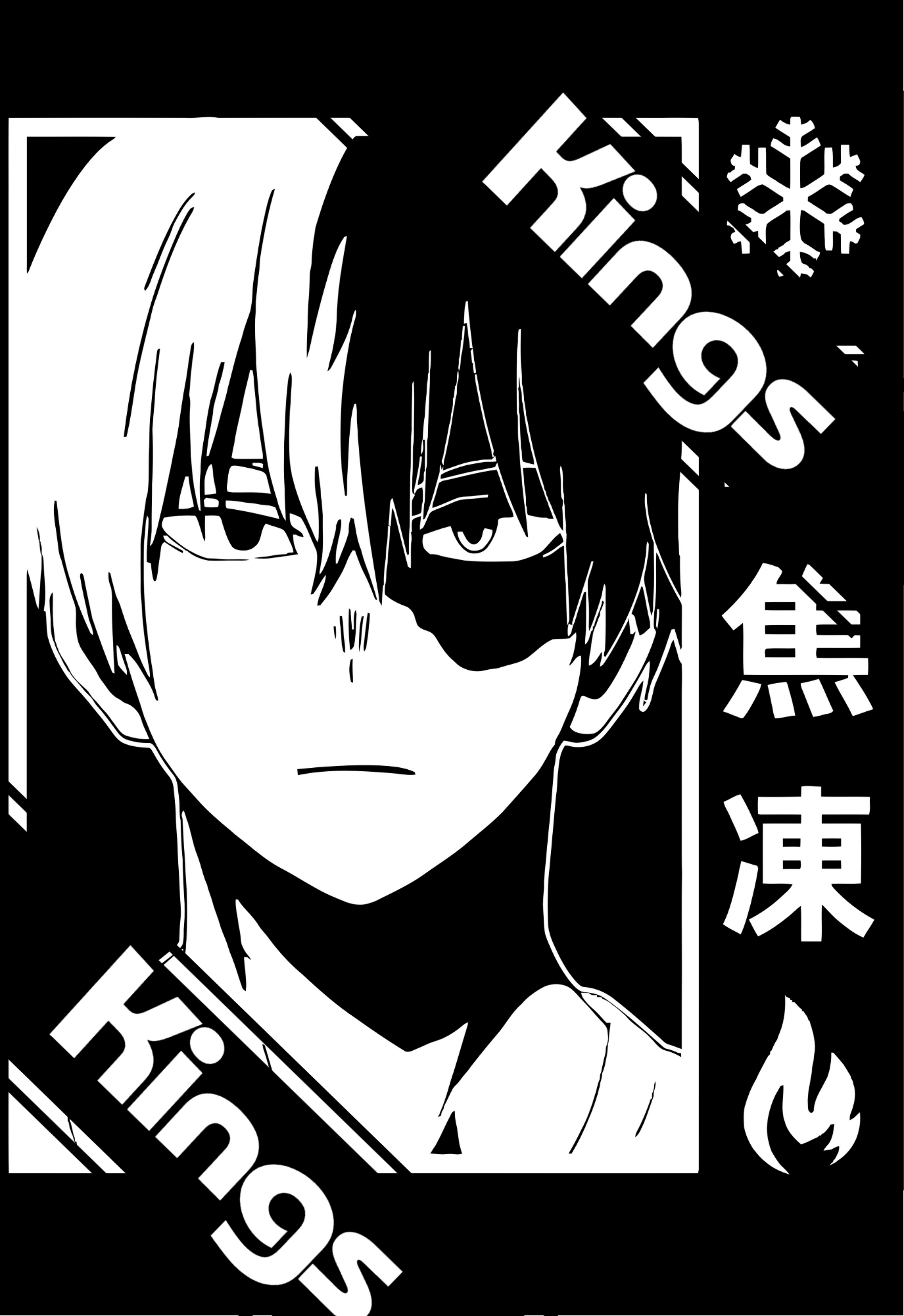 TODOROKI DESIGN VECTOR PREMIUM ANIME - Payhip
