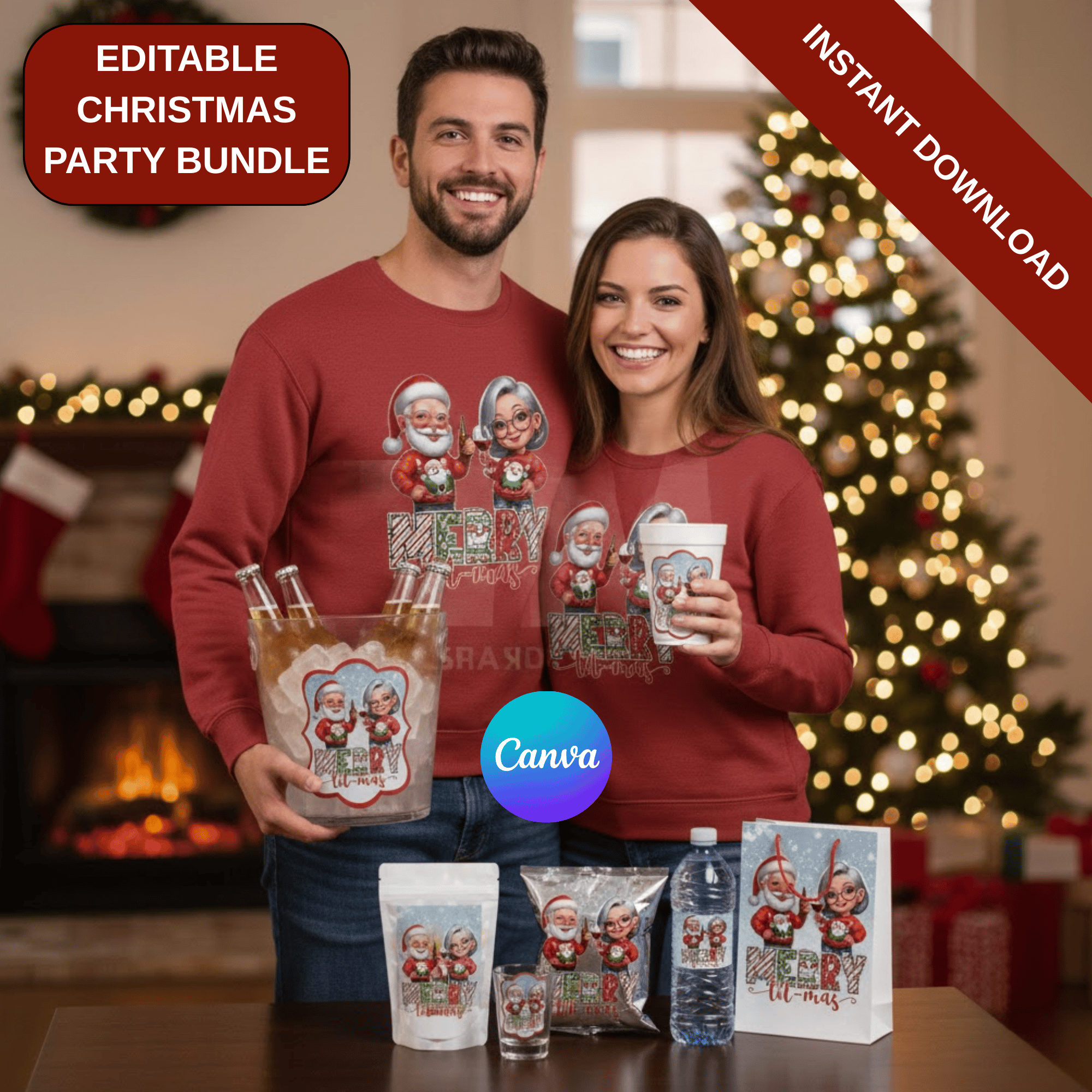 Editable Christmas Party Bundle - Payhip