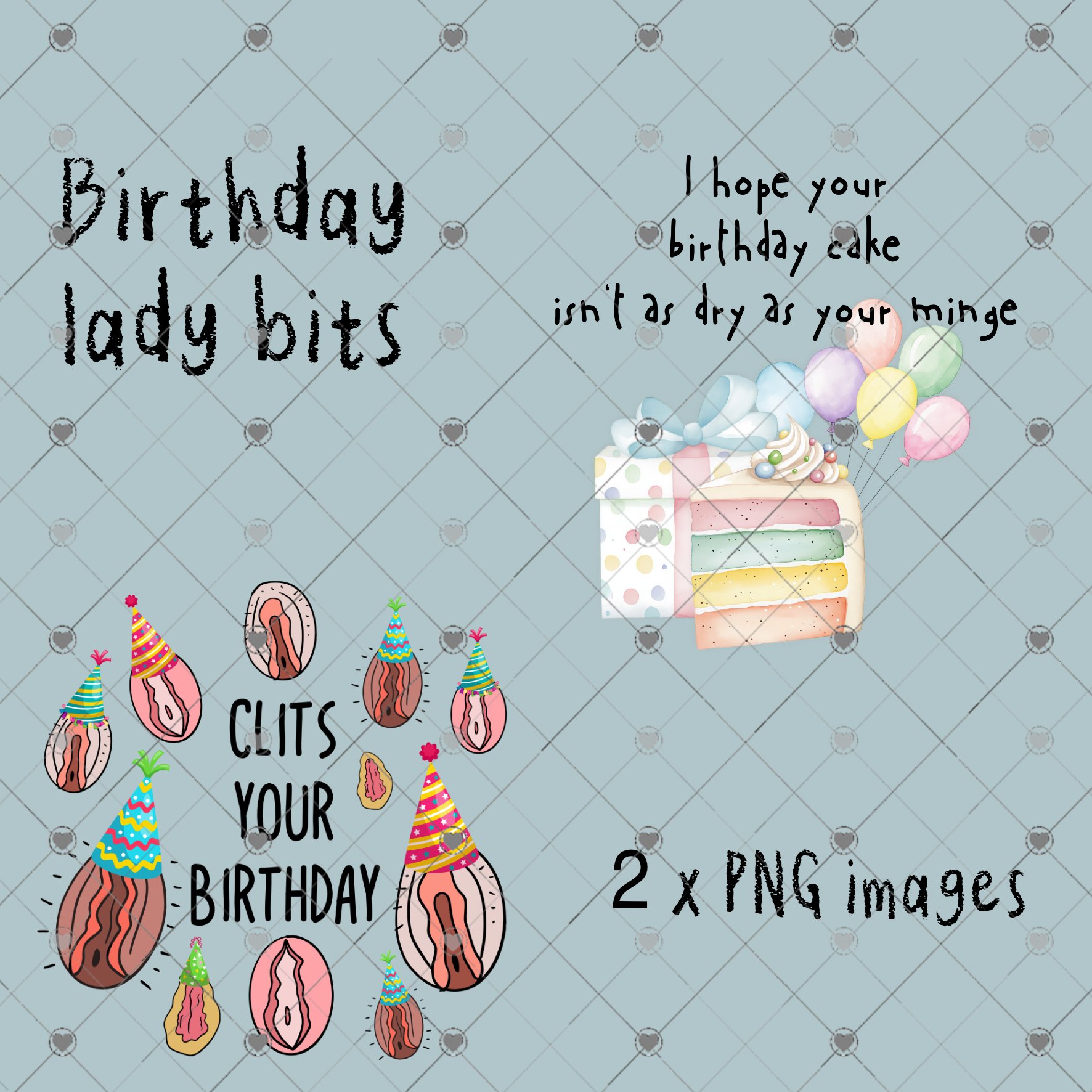 Birthday Lady Bits - Payhip