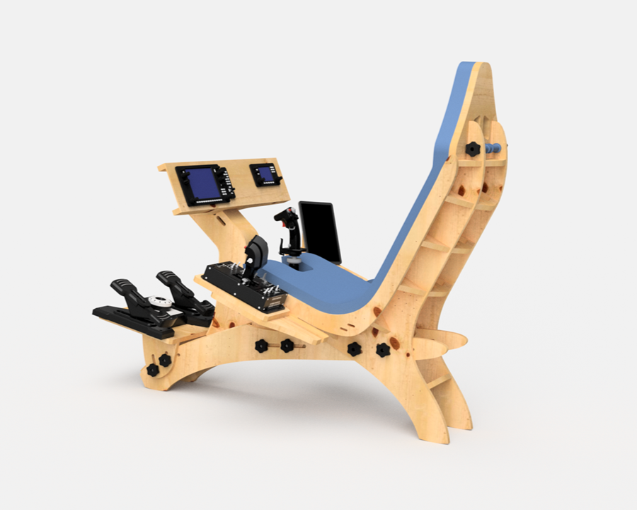 Premium Home Flight Sim Cockpit