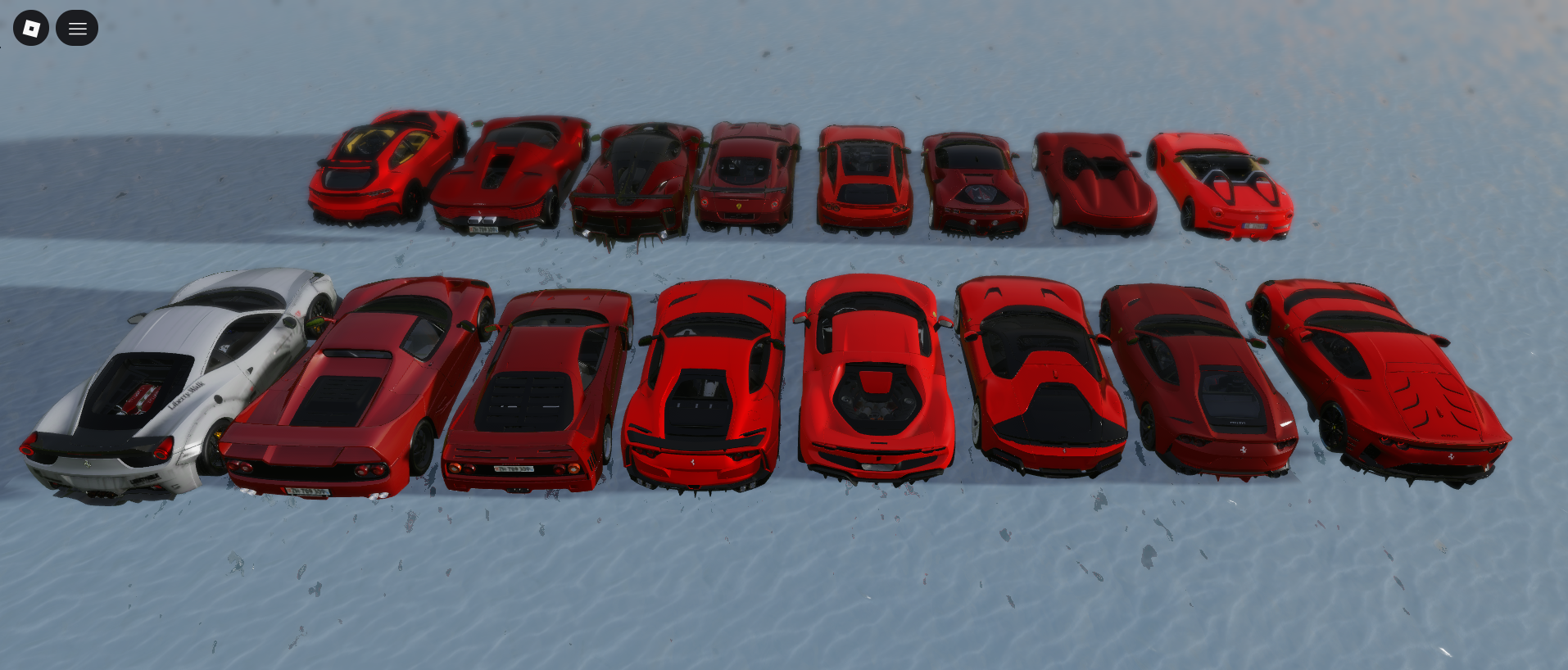 Ferrari 16-Car Pack for Roblox – Scripted Supercar Bundle