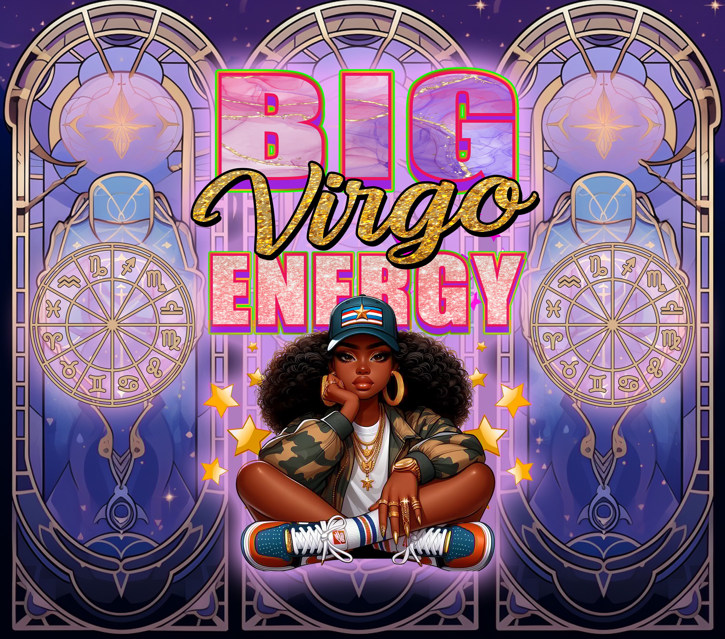 ZB12-BIG Virgo Energy – 20oz Stainless Steel Tumbler (Hot & Cold) - Payhip