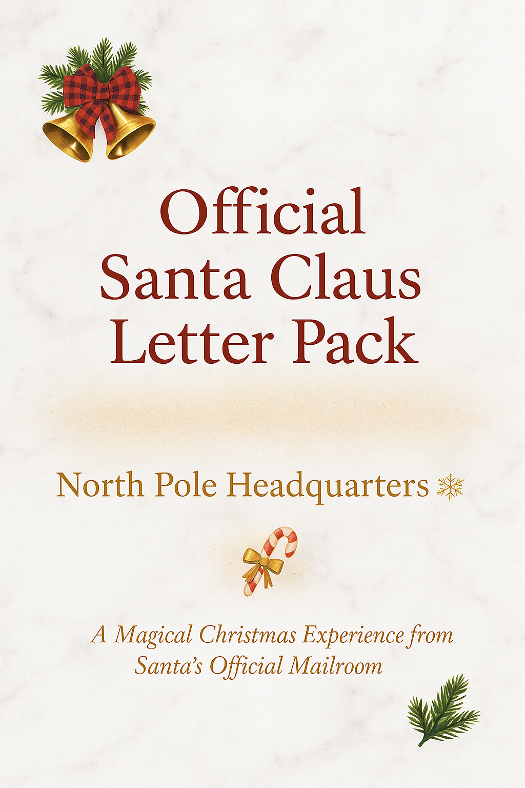 Personalized Official Letter from Santa – Printable Christmas Bundle ...