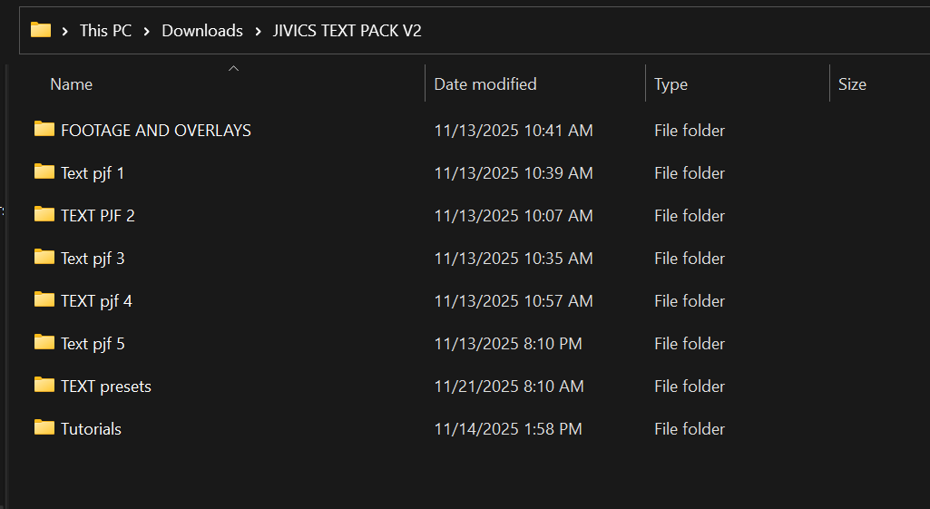 JIVICS TEXT PACK - Payhip