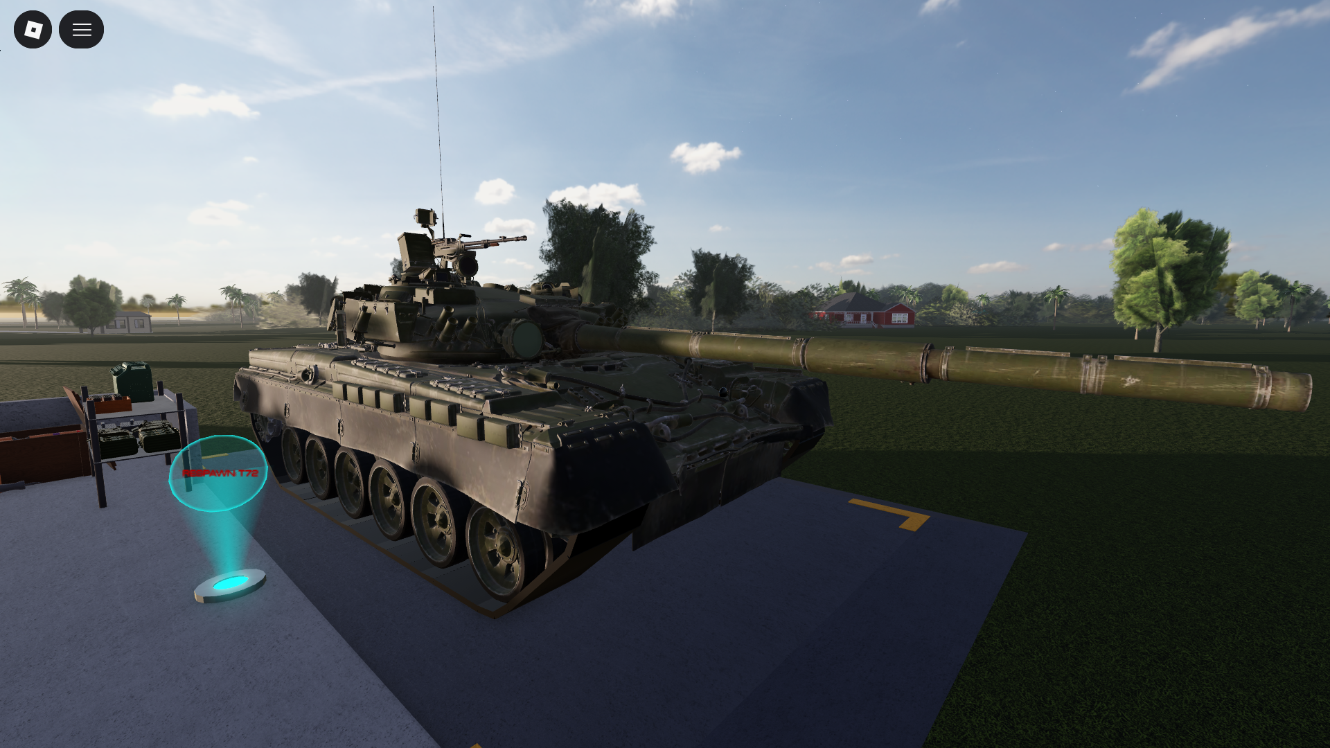 T-72 Tank – Roblox Fully Working Battle Tank Asset
