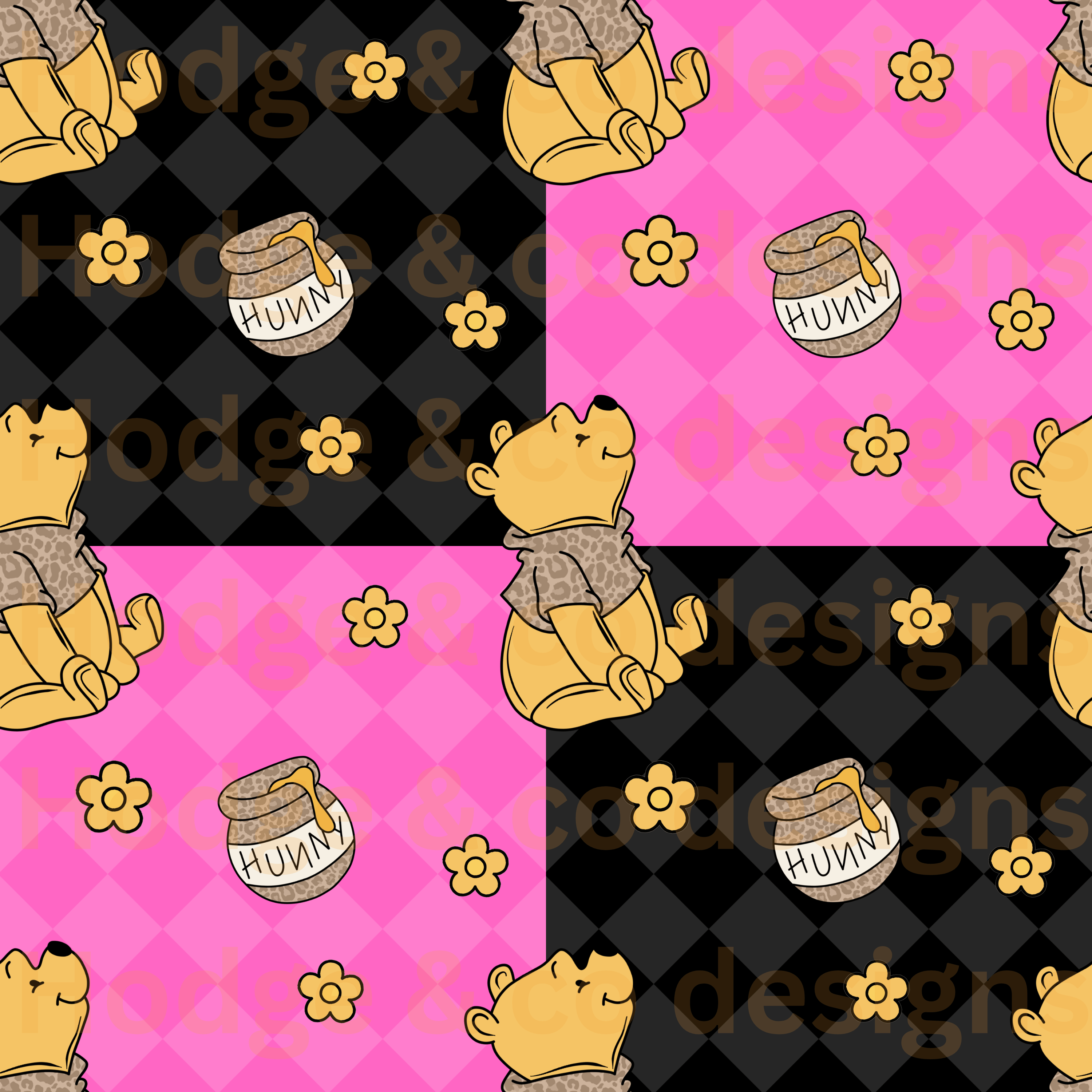 Pooh Checkered seamless #5 - Payhip