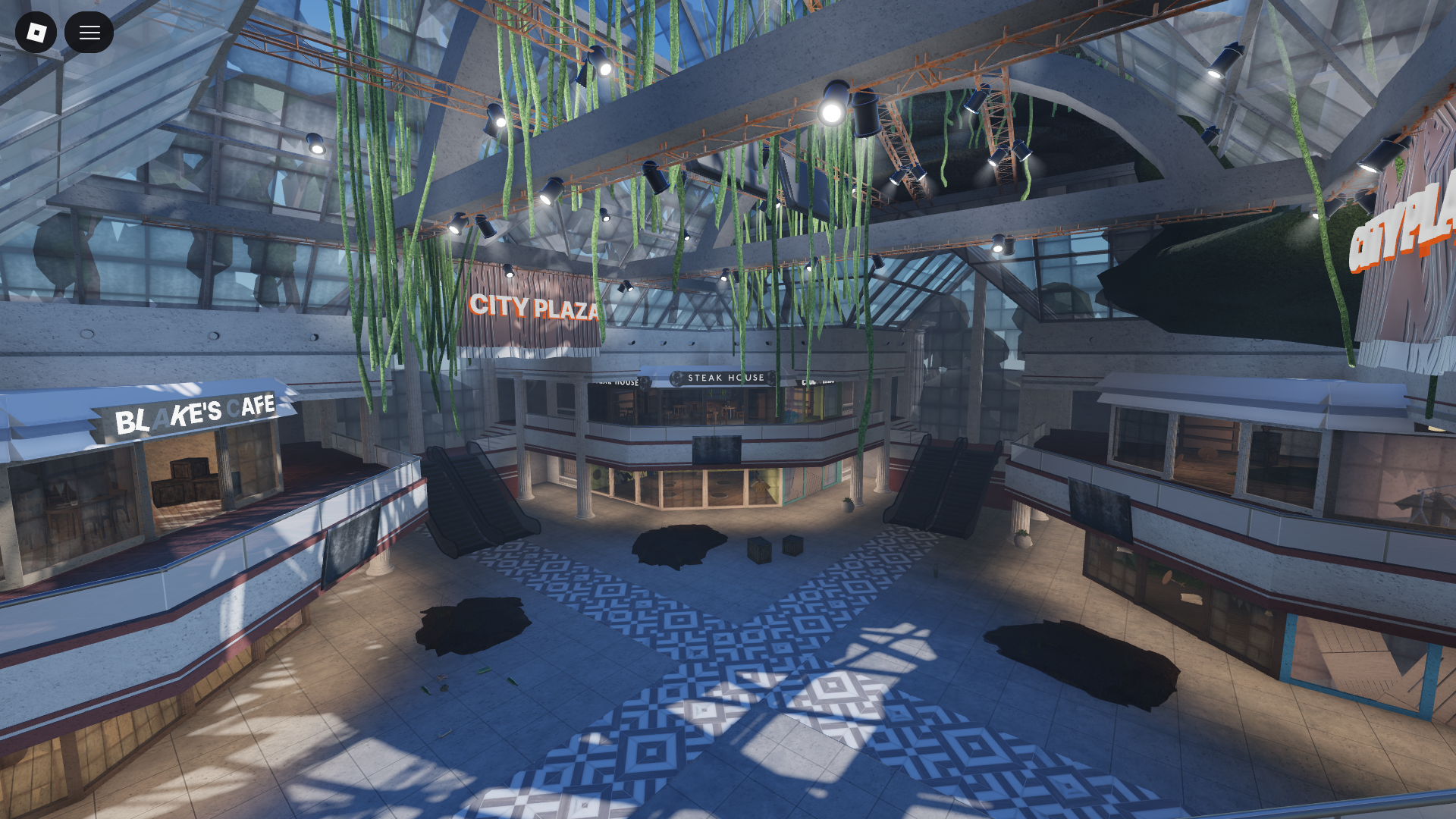 Abandoned Mall – Roblox Huge Fully-Interior Realistic Mall Asset