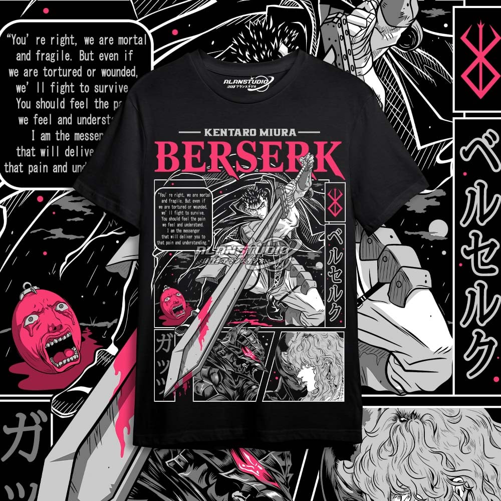 BERSERK - ANIME DIGITAL DESIGN - VECTOR FOR PRINTING - DFT DTG ...