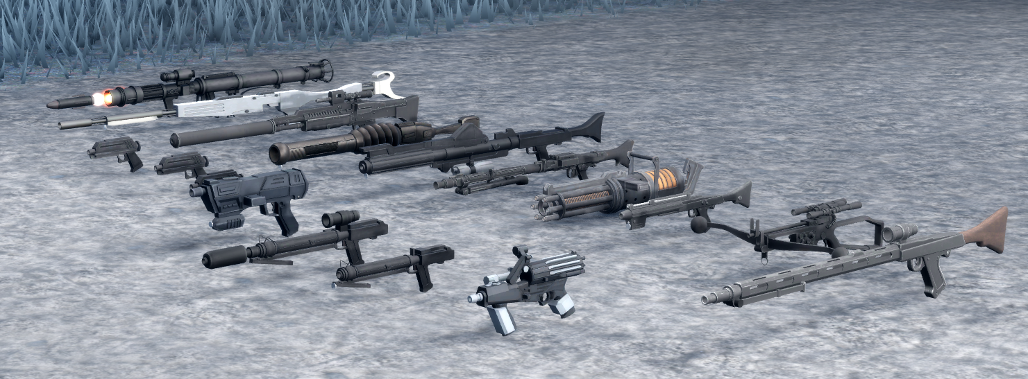 Clone Wars Republic Weapons Pack - 18 Weapons - Payhip