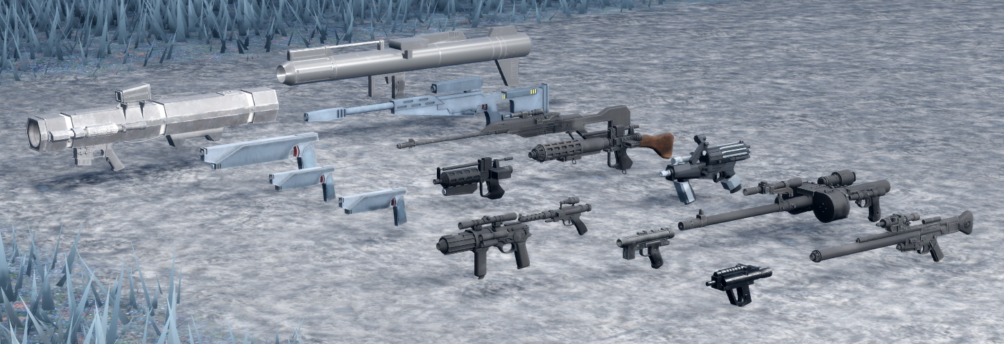Clone Wars Hostile Weapons Pack- 14 Weapons - Payhip