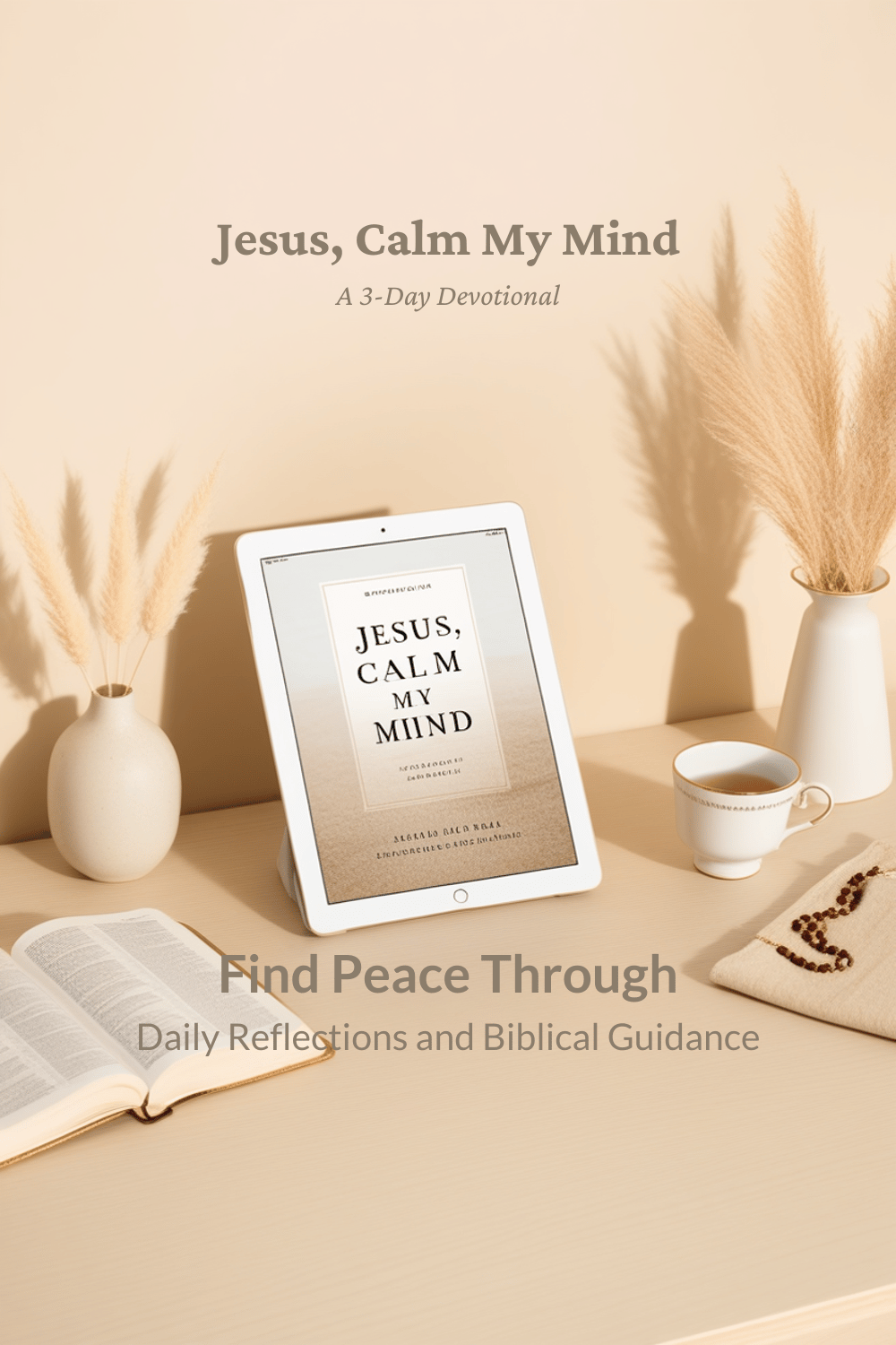 Jesus, Calm My Mind — A 3-Day Devotional for Women Seeking Peace in ...