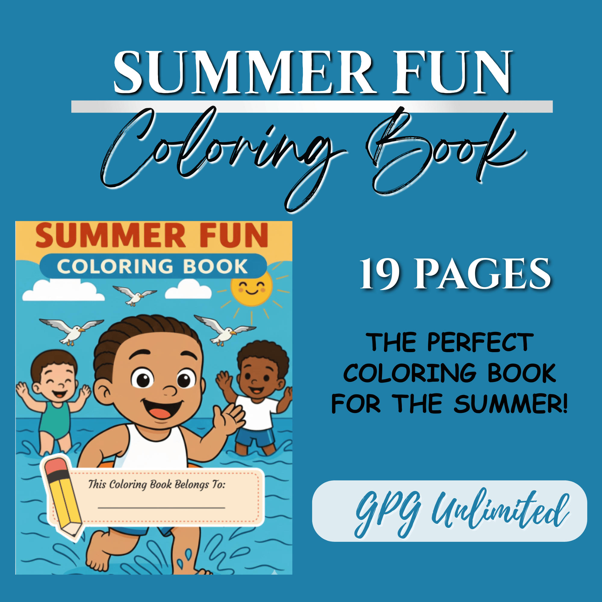 Summer Fun Coloring Book - Payhip