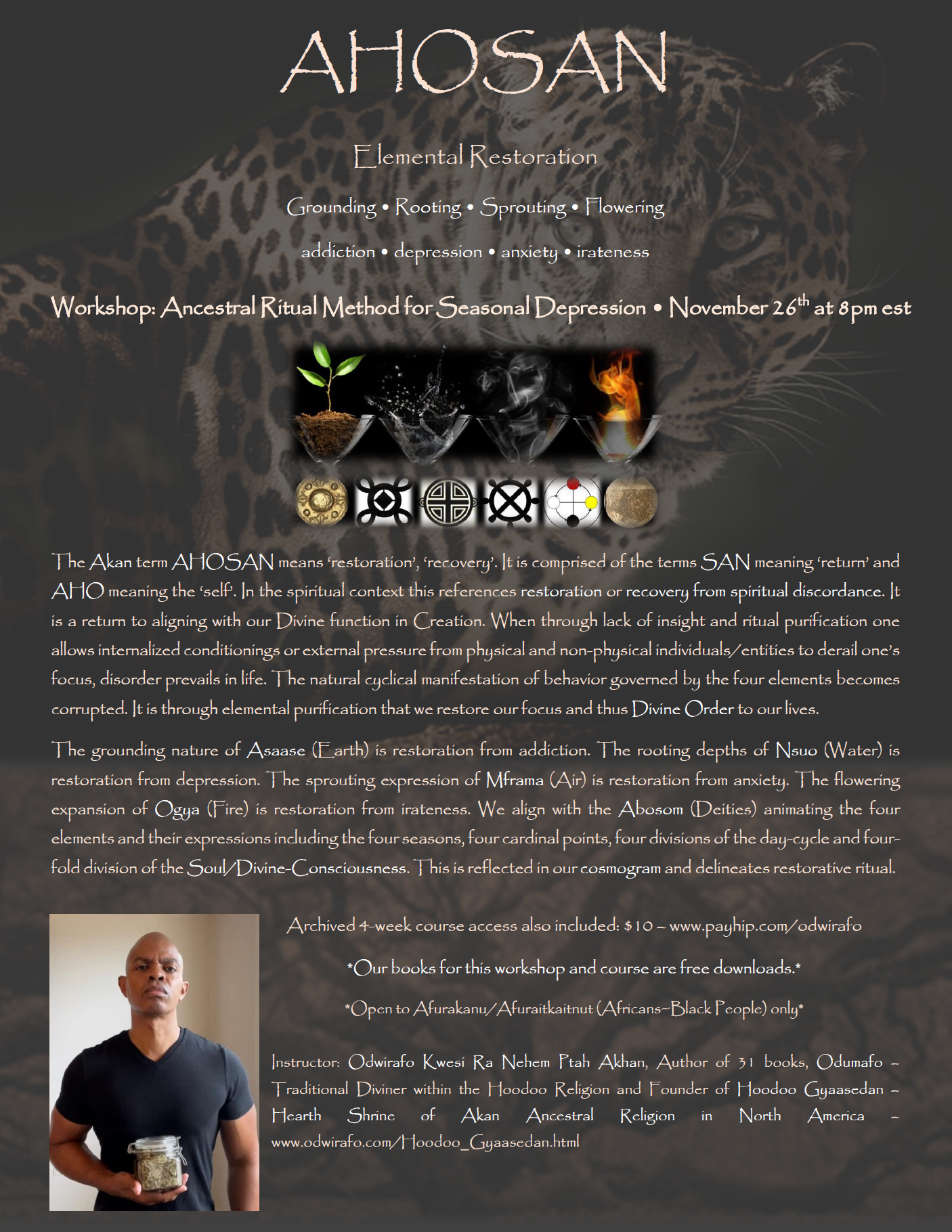 [Archived] AHOSAN: Ancestral Ritual Method for Seasonal Depression | 4 ...