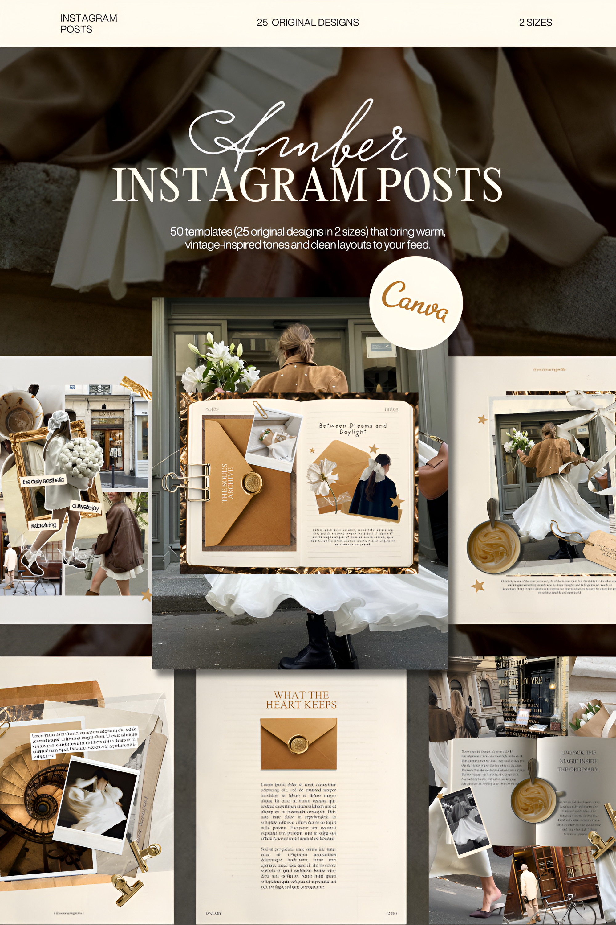 AMBER / Instagram Templates - Payhip