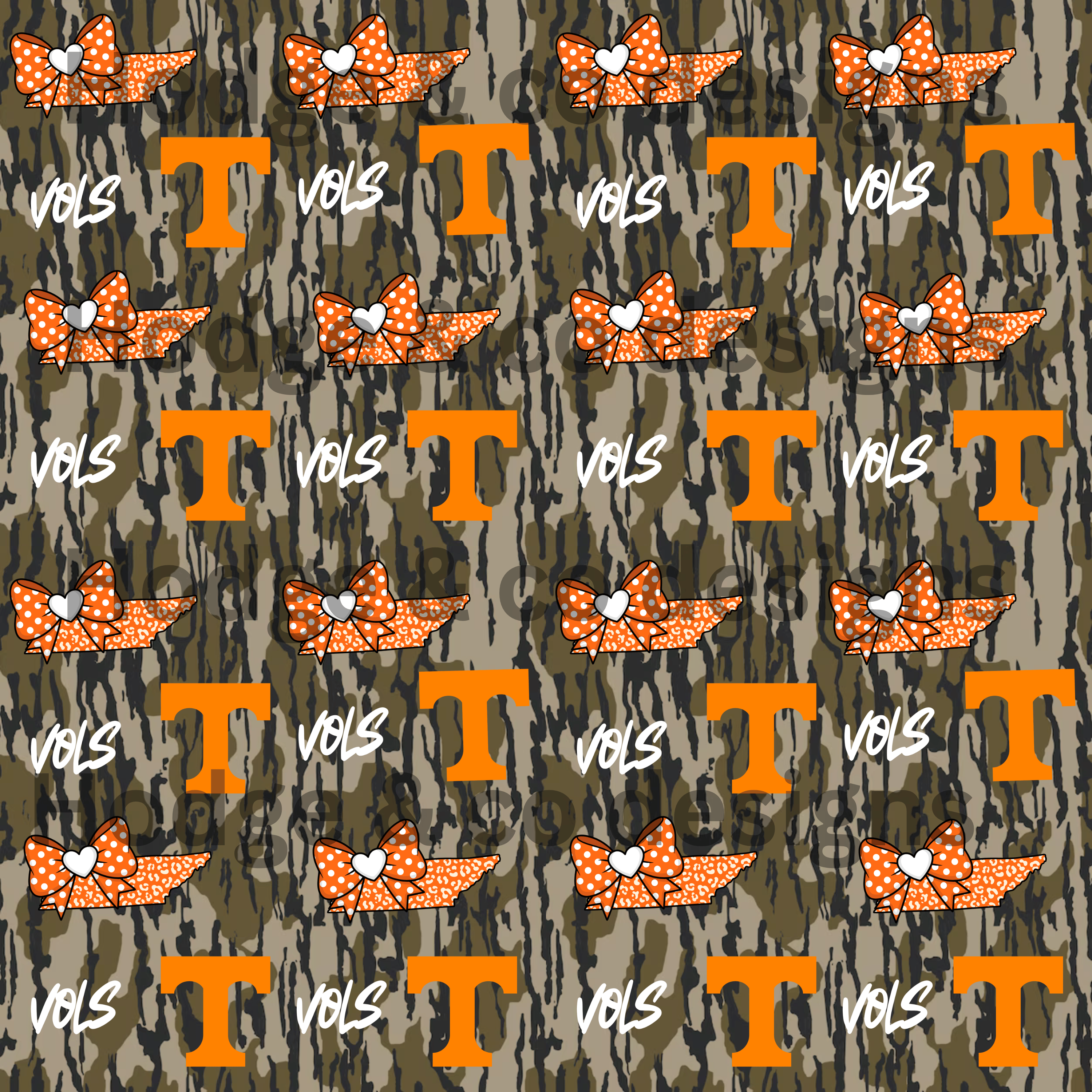 Vols football seamless - Payhip
