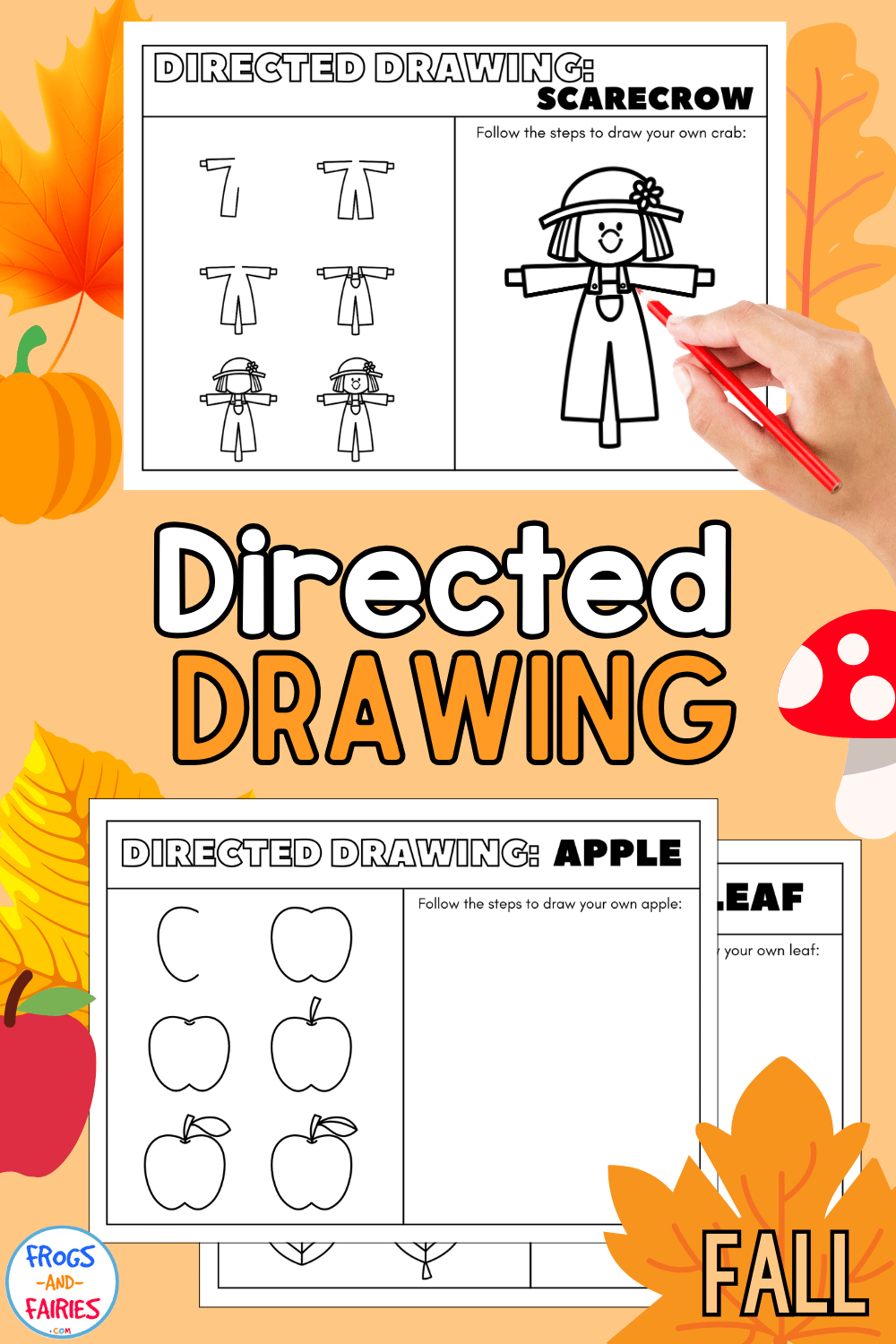 Fall Directed Drawings For Kids