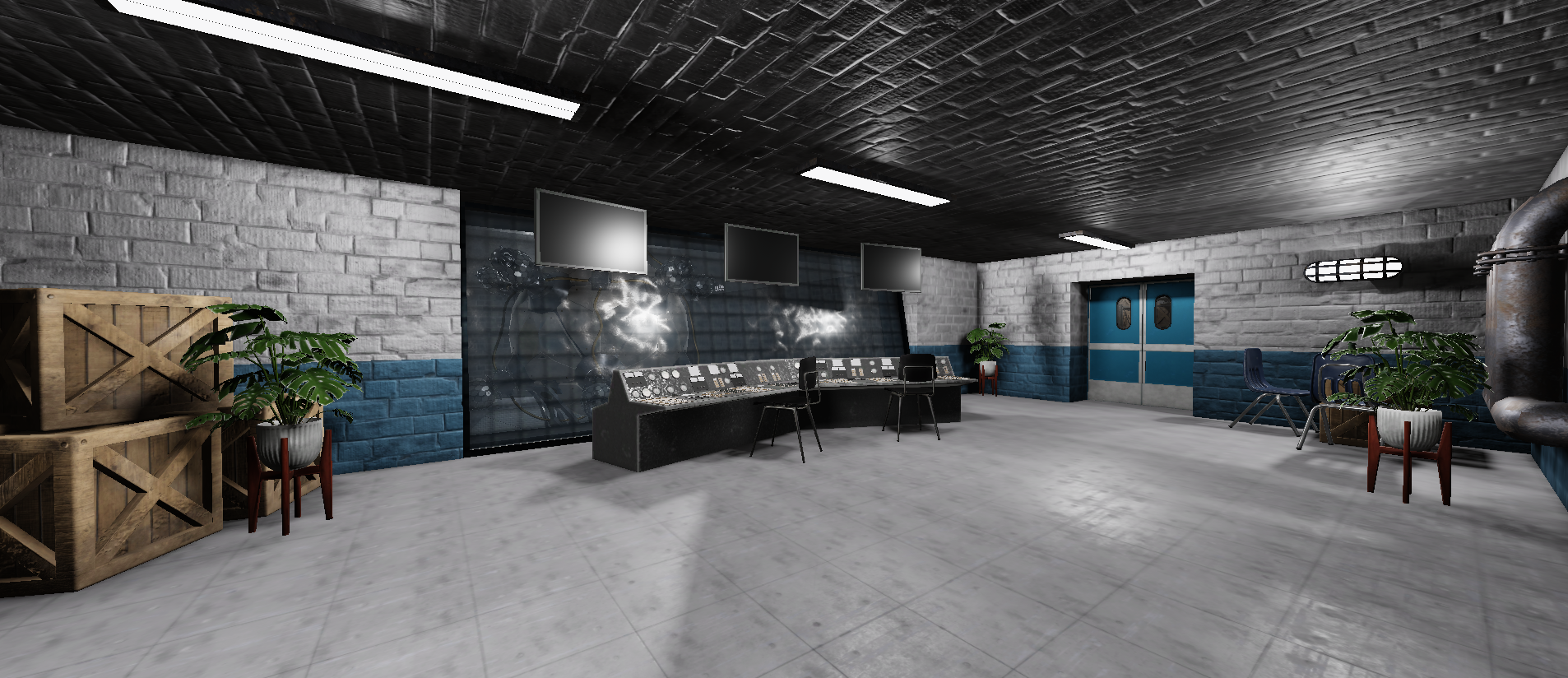 Industrial Control Room Roblox Map