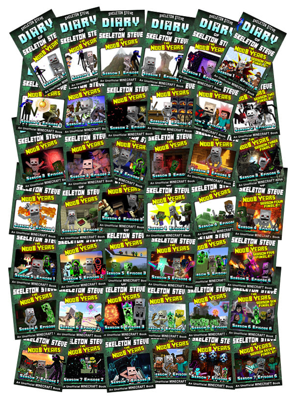 Skeleton Steve Unofficial Minecraft Books - Skeleton Steve the Noob ...