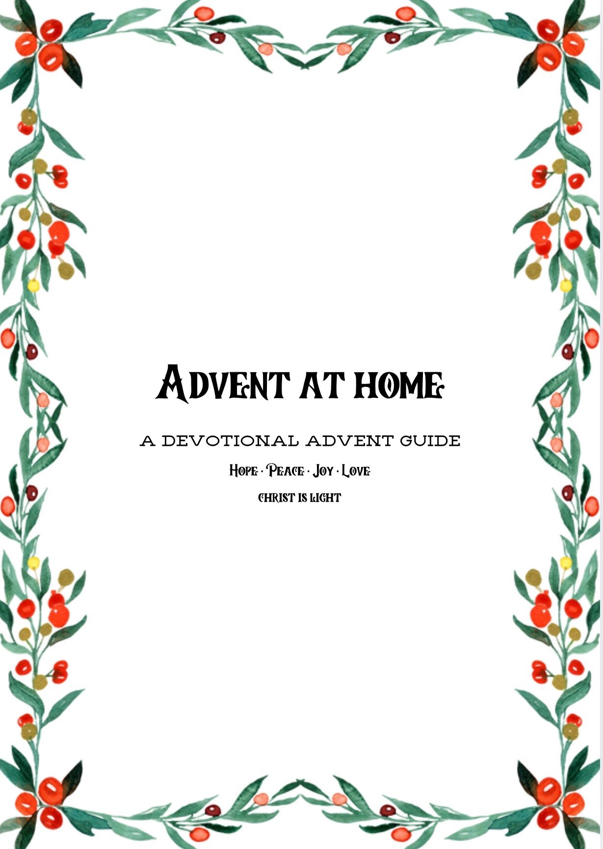 Advent at Home — A Devotional Advent Guide (PDF Download) - Payhip
