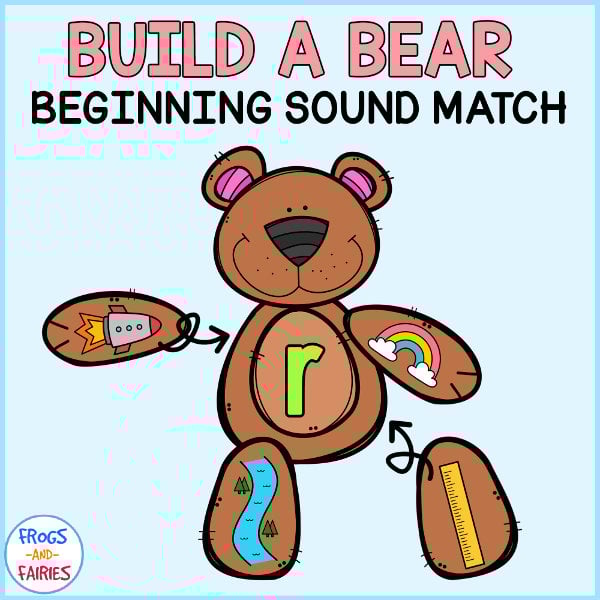 Build a Bear Beginning Sound Match