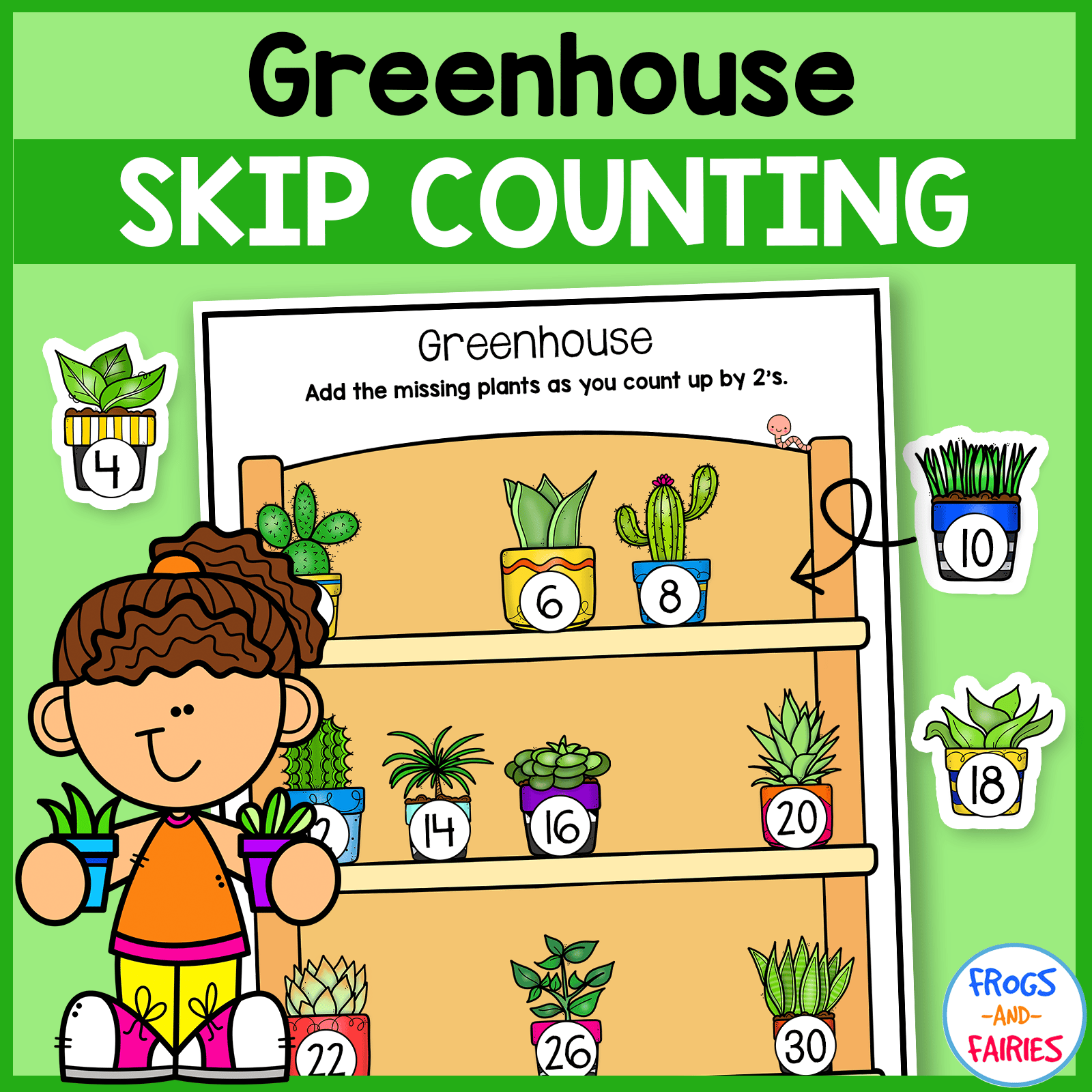 Greenhouse Skip Counting by 2, 3, 5 and 10
