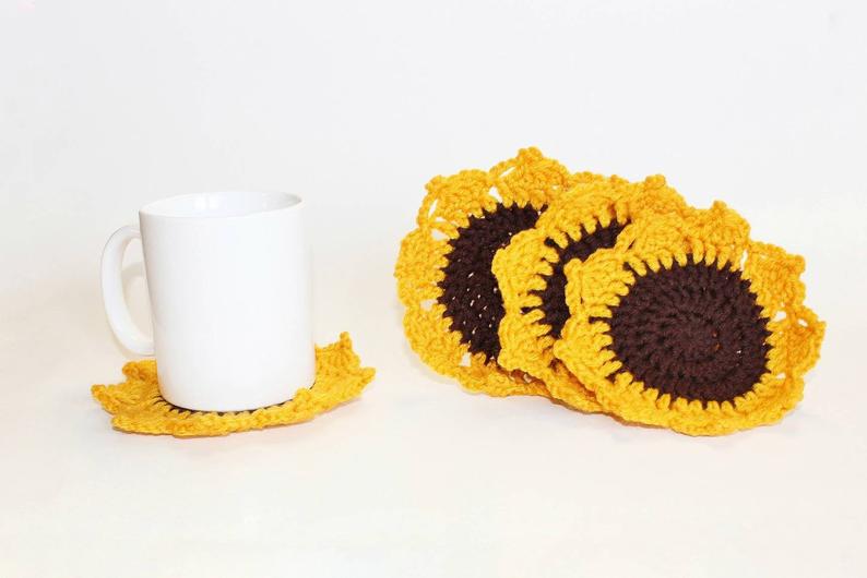Sunflower Coaster Set - Payhip