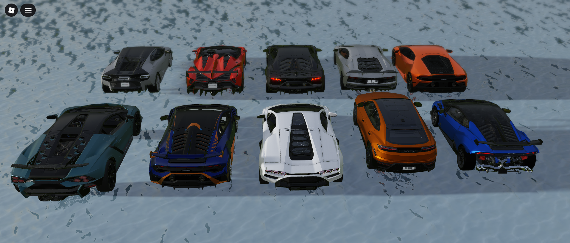 Roblox Lamborghini 10 Car Pack – Working Supercars