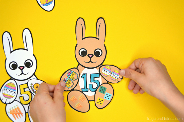 Easter Bunny Number Match: Fun Counting & Number Sense Activity (1-20)