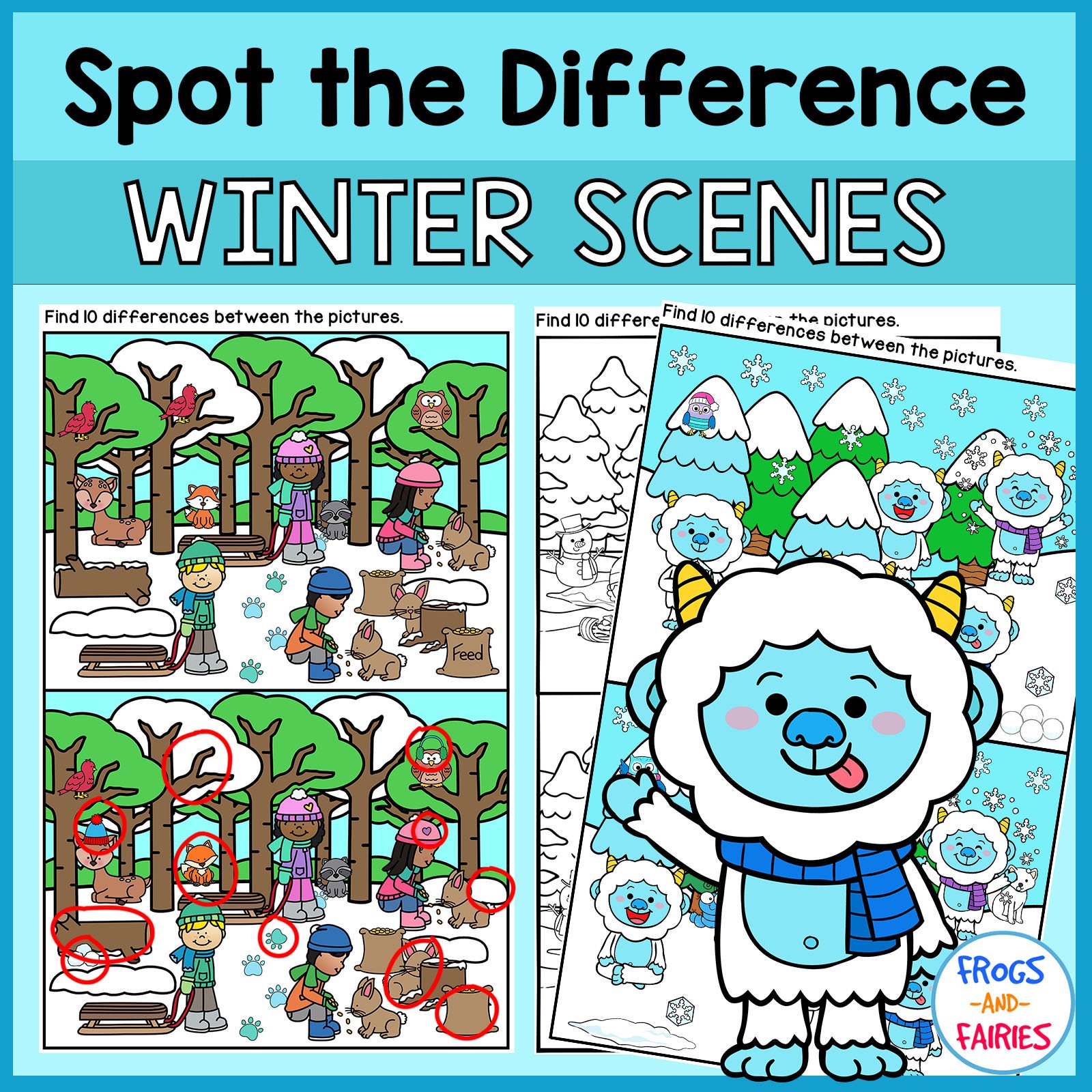 Spot the Differences – Winter
