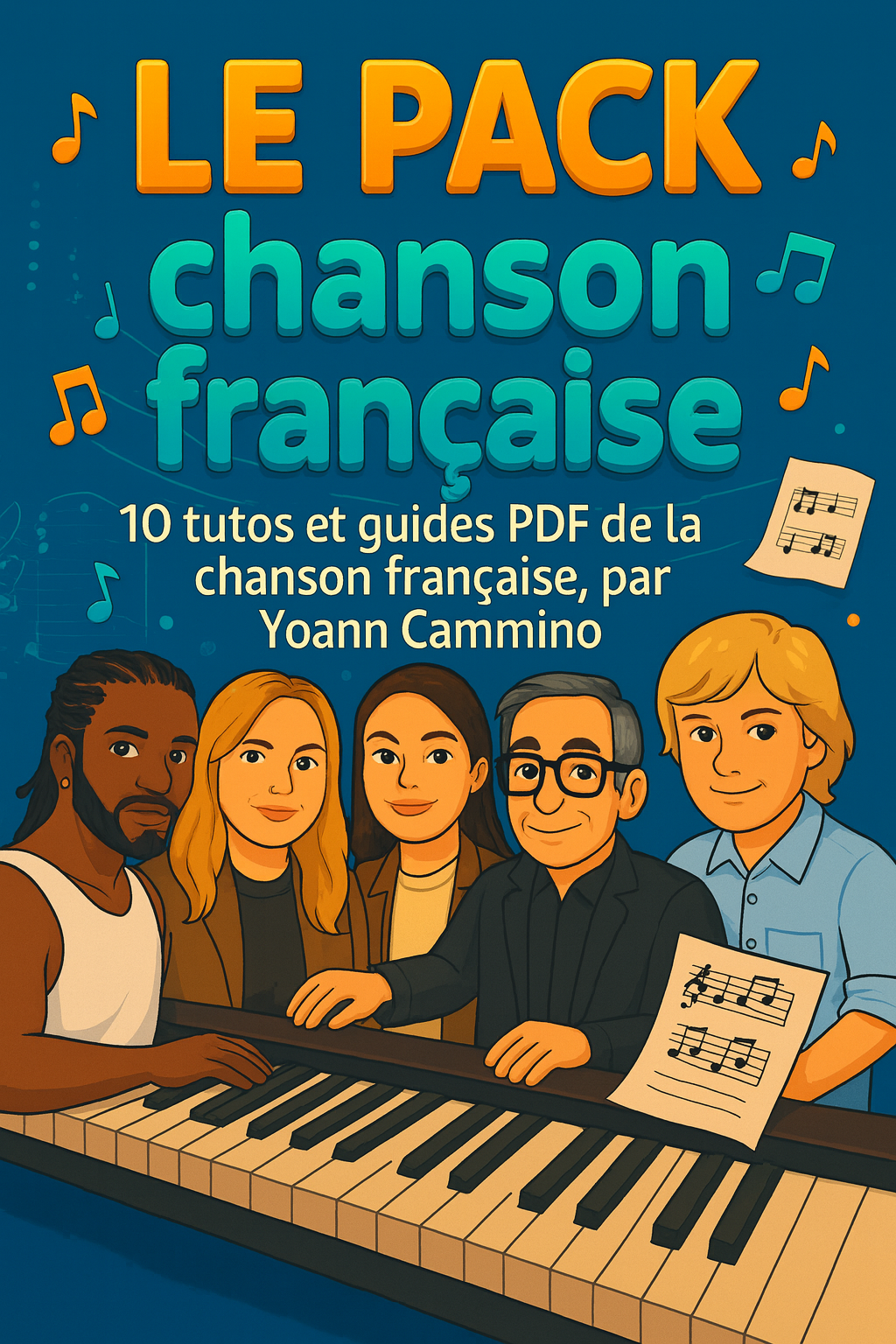 PACK CHANSON FRANCAISE : 10 tutos et guides pdf iconiques de la chanson ...