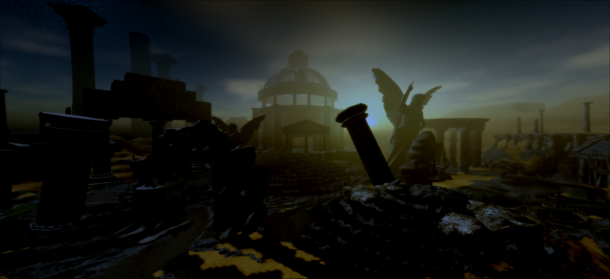 Underwater Atlantis Roblox Ancient City Map with Structures