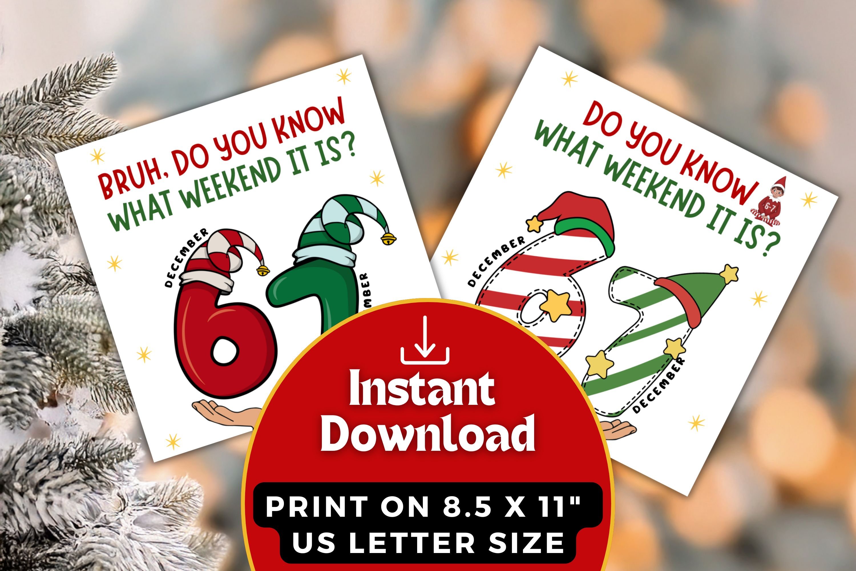 ELF 6 7 Weekend Prop Printable - Payhip