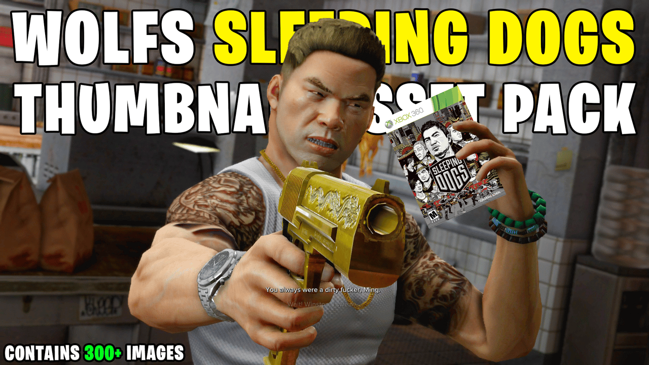*SALE* SLEEPING DOGS THUMBNAIL ASSET PACK [ CONTAINS 300 THUMBNAIL ...