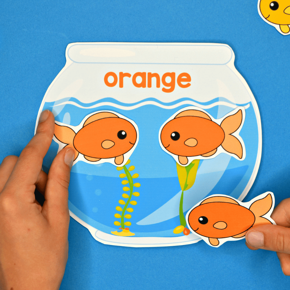 Fun Color Matching Activity | Fishbowls & Fish for Color Identification ...