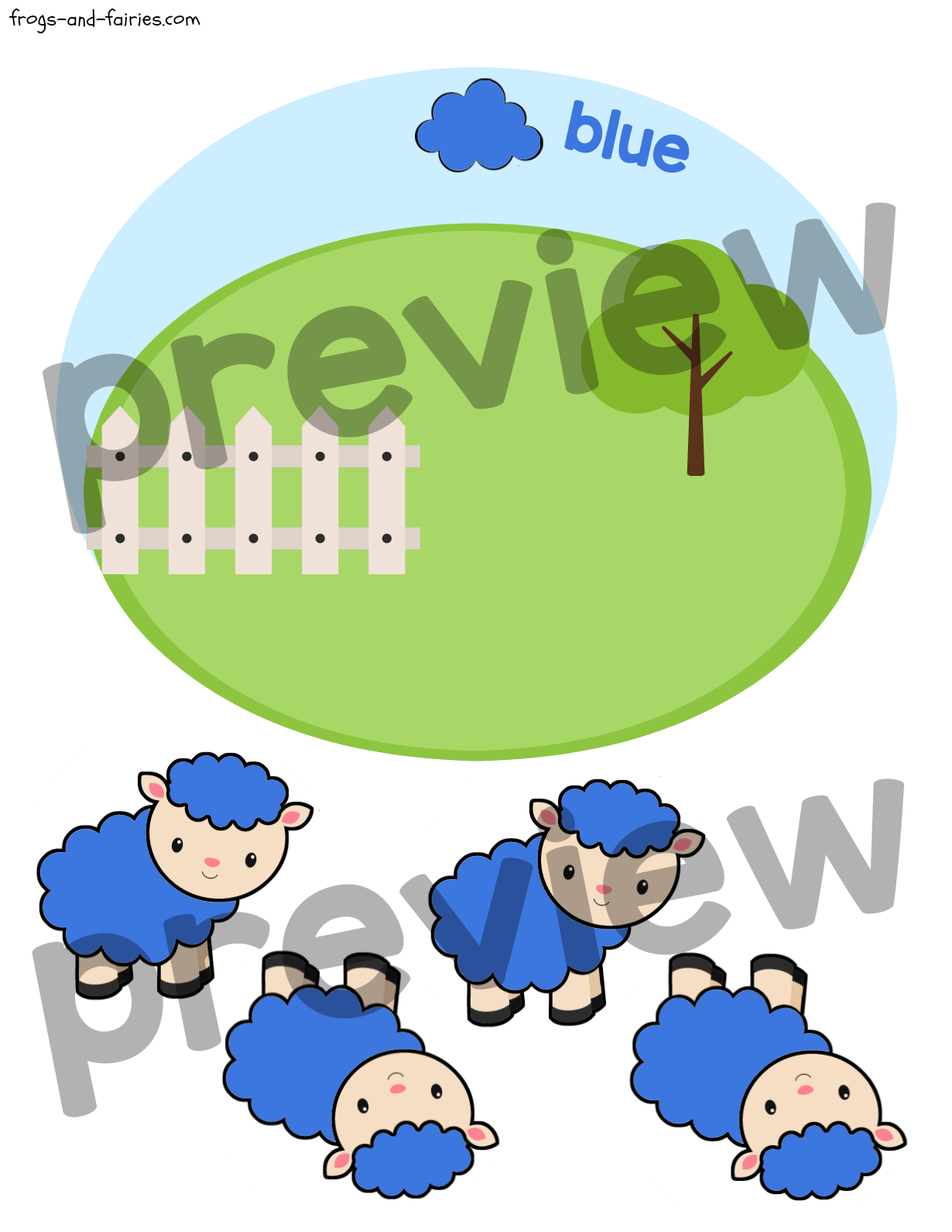 Sheep Color Matching Activity | Fun and Interactive Color Recognition ...