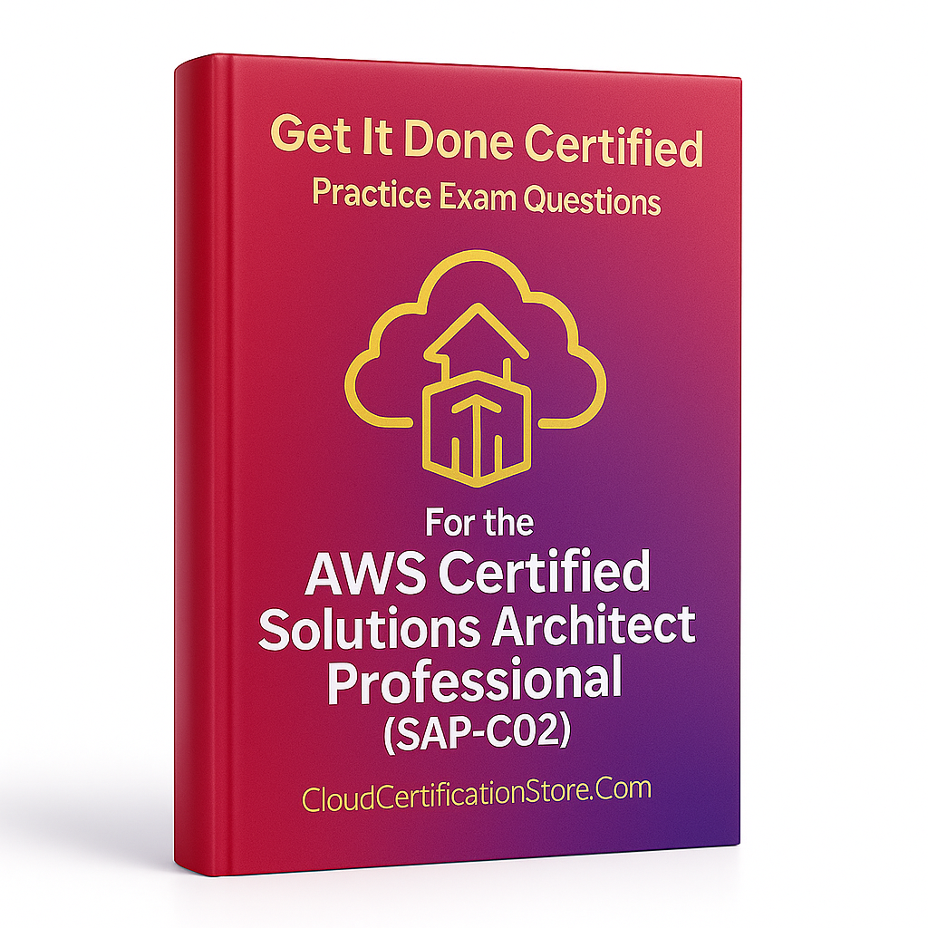 Get It Done Certified Practice Questions for the AWS Certified ...
