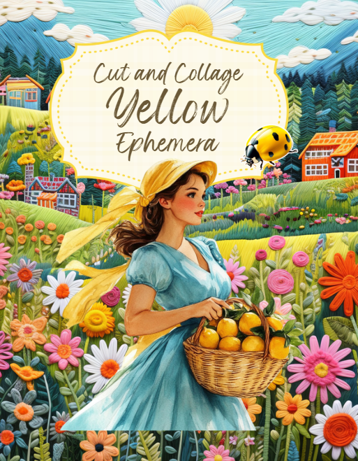 Autographed Author Copy of Yellow Ephemera to Cut and Collage - Payhip