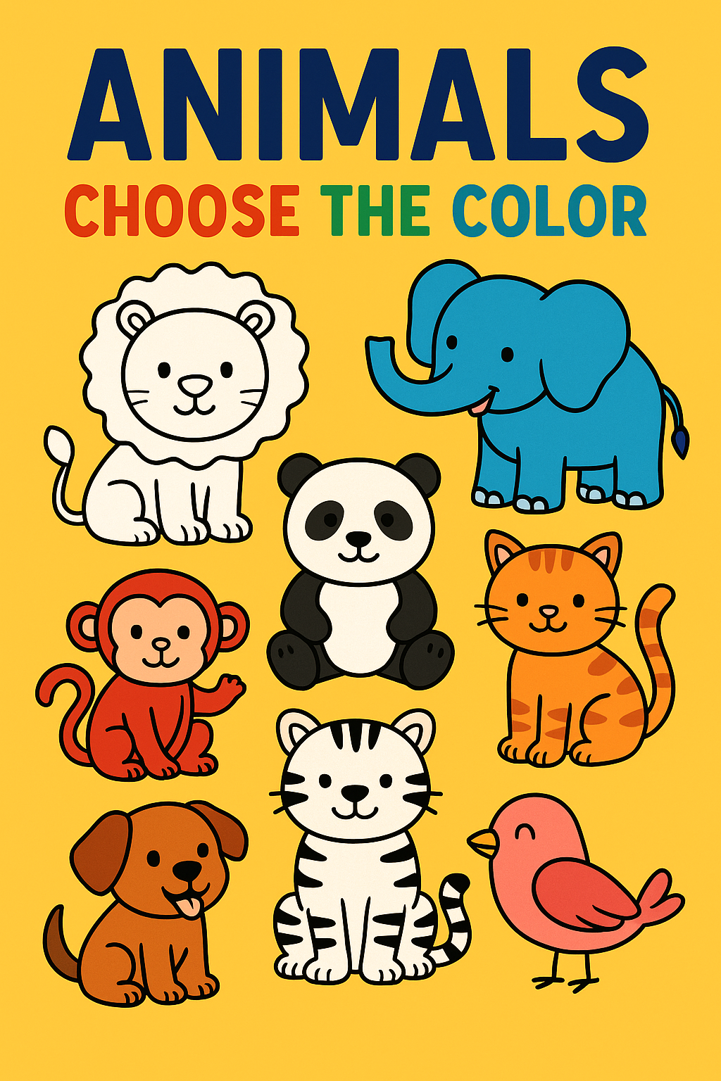 Color Me Animals – Kids Edition - Payhip
