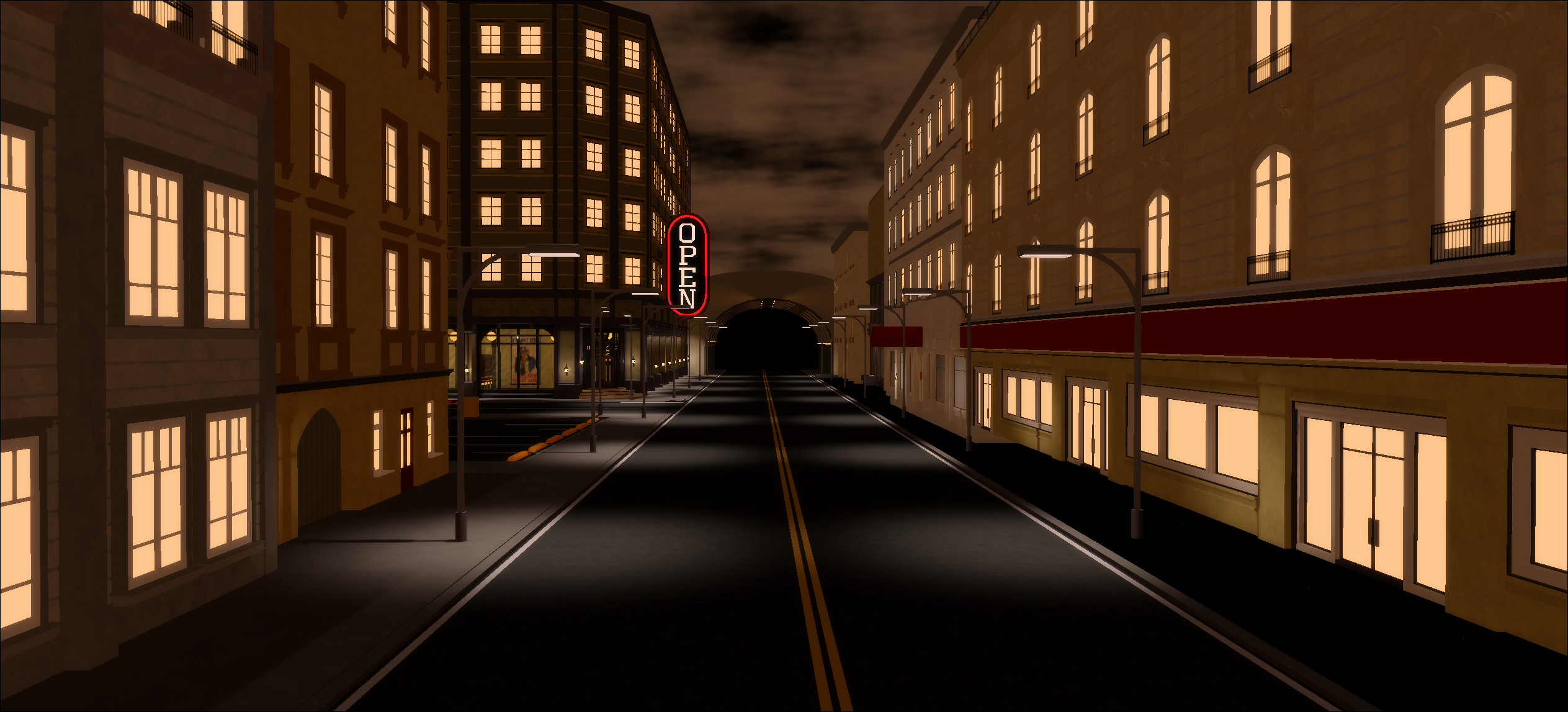 Roblox Urban Nocturne District Dining Map