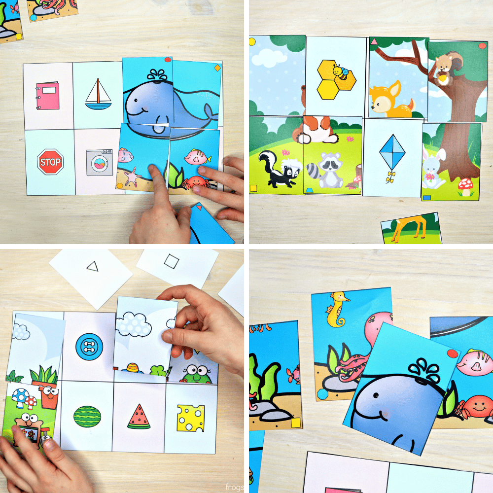 Shape Matching Puzzles