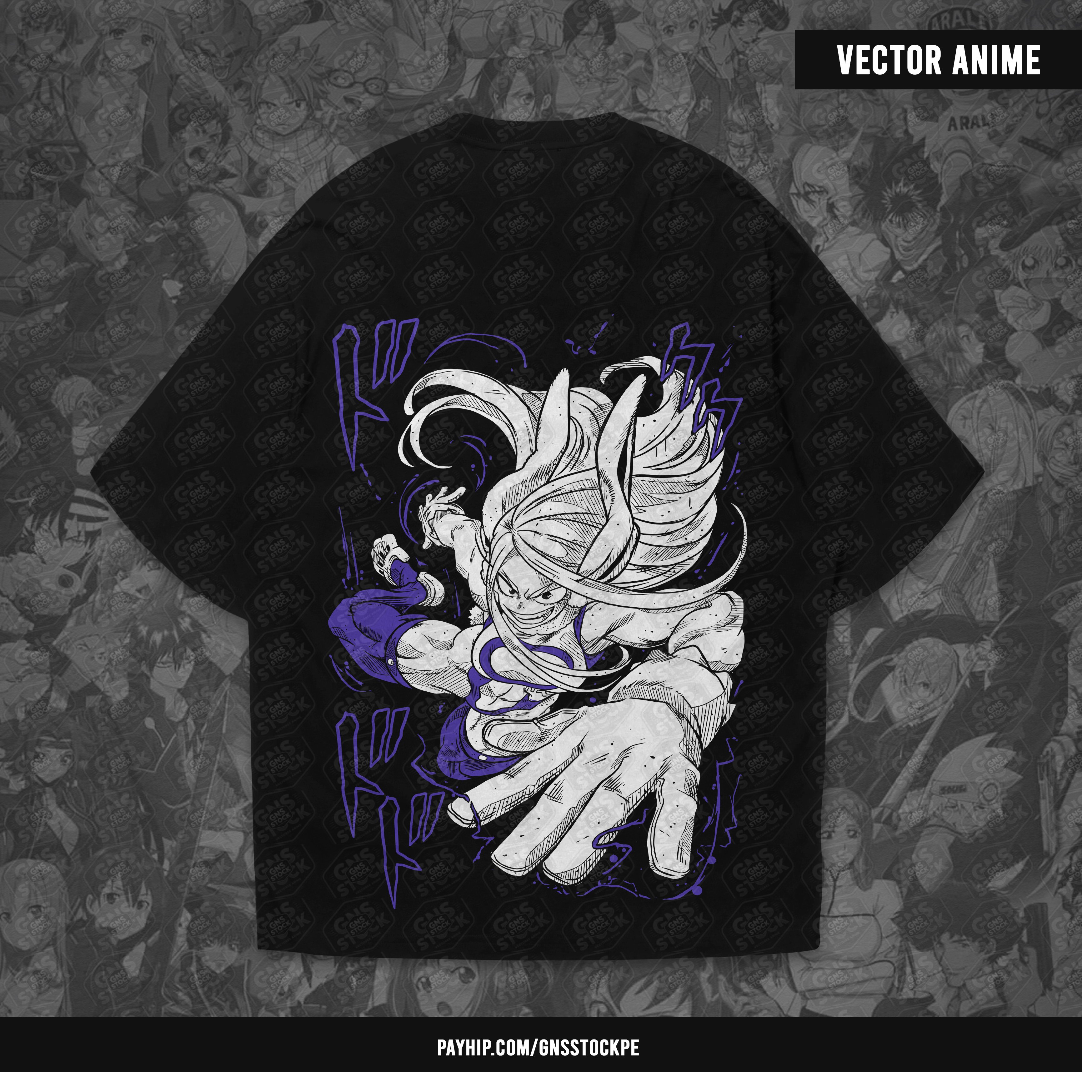 Anime Vector – Rumi Usagiyama | My Hero Academia | Design for DTF ...