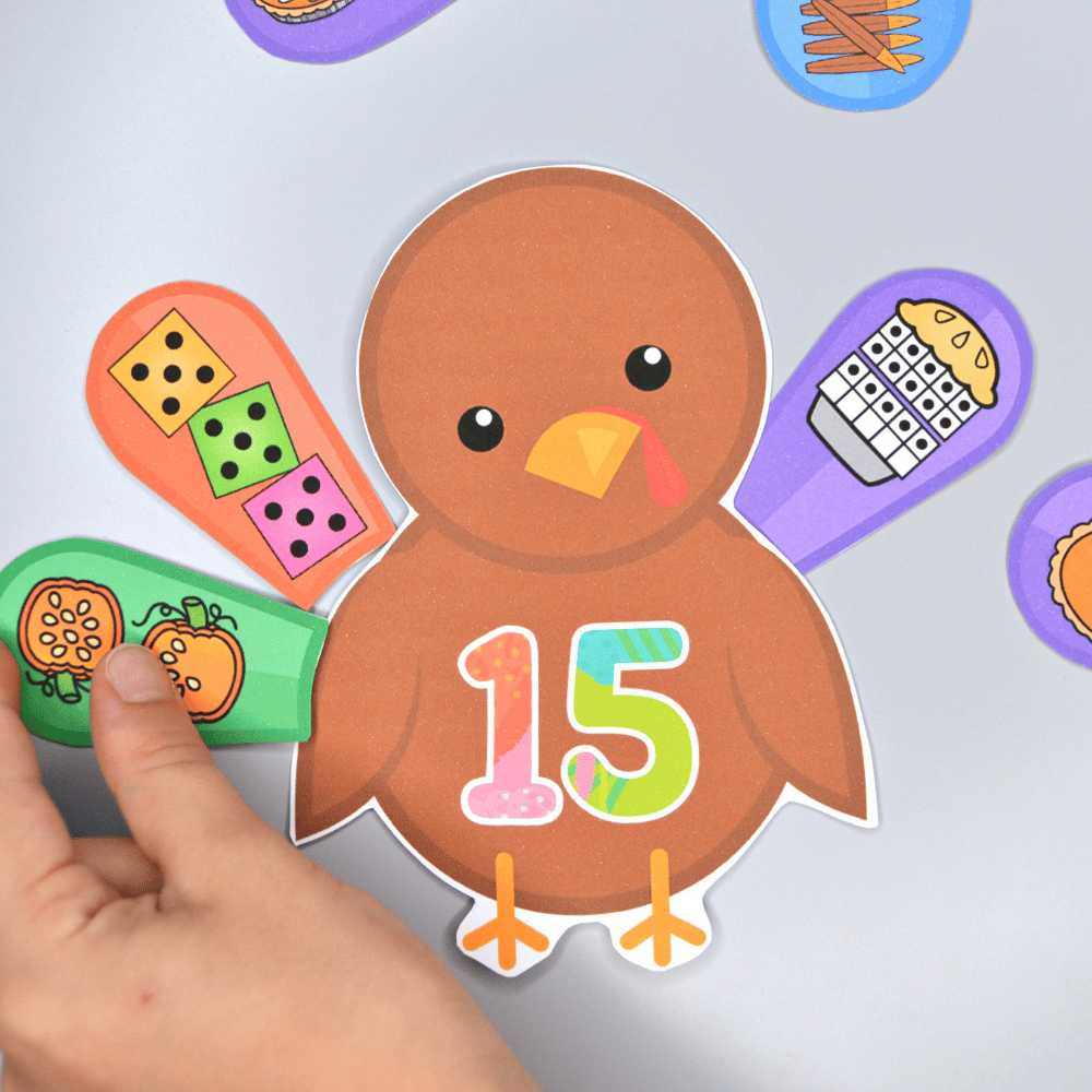 Build a Turkey Number Match