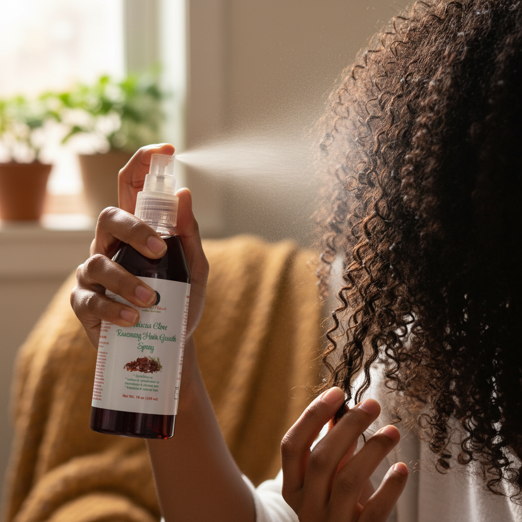 Hibiscus Clove Rosemary Hair Growth Spray - Payhip