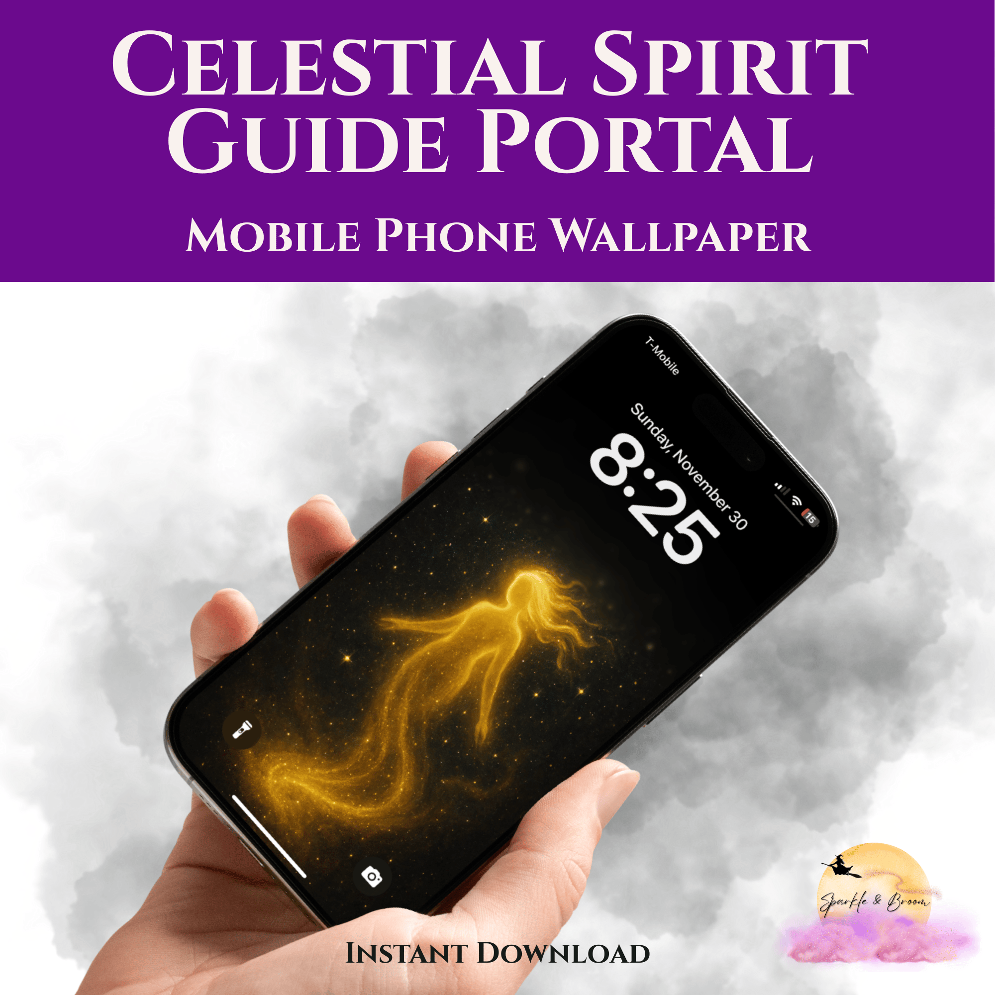 Celestial Spirit Guide Portal Wallpaper - Payhip