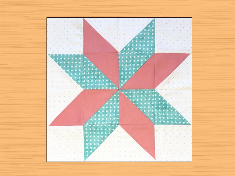 Eight Pointed Star Quilt Block Pattern