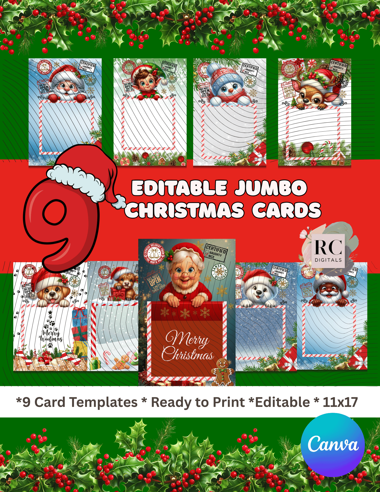 Christmas Candy Card Bundle