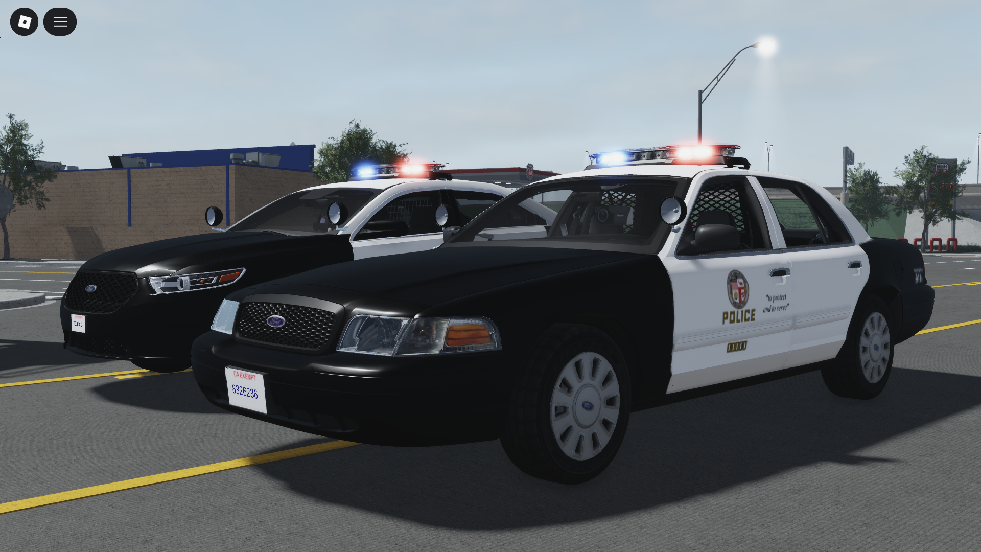 LAPD Pack – Roblox Police Vehicle Duo