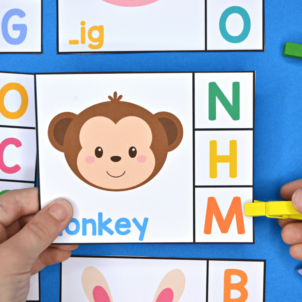 Beginning Sounds Clip Cards